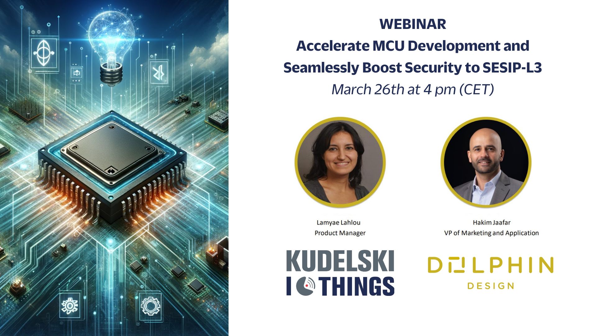 Inscrivez-vous au webinaire animé par Dolphin Design et Kudelski IoT - Minalogic
